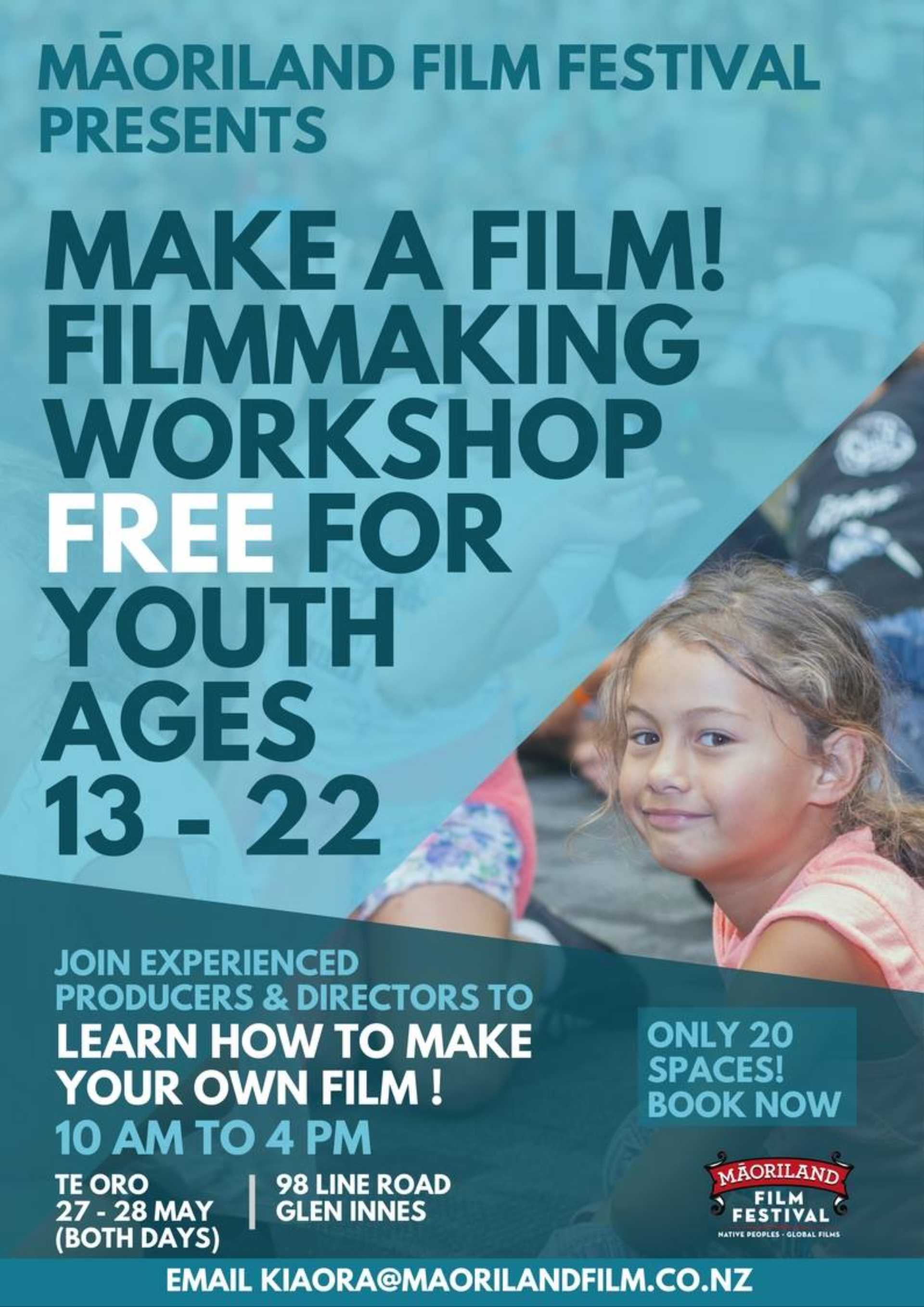 Make a Film - 2 Day Film Making Workshop | Te Oro