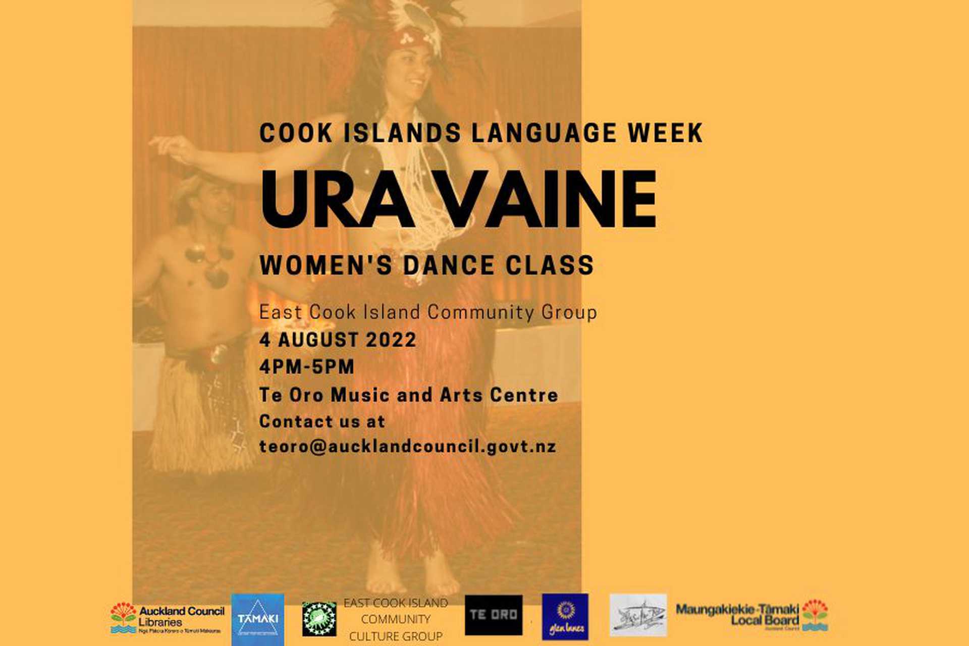 Cook Island Language week - Ura Vaine | Te Oro