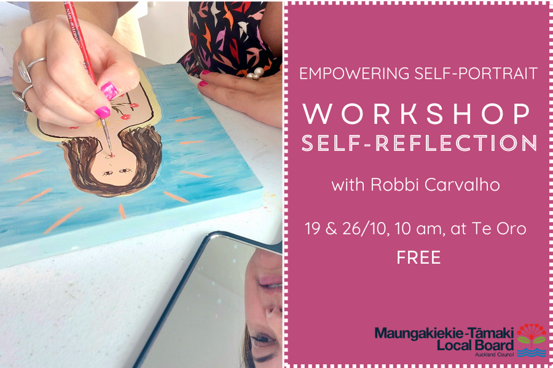 Empowering Self-Portrait Workshop | Te Oro